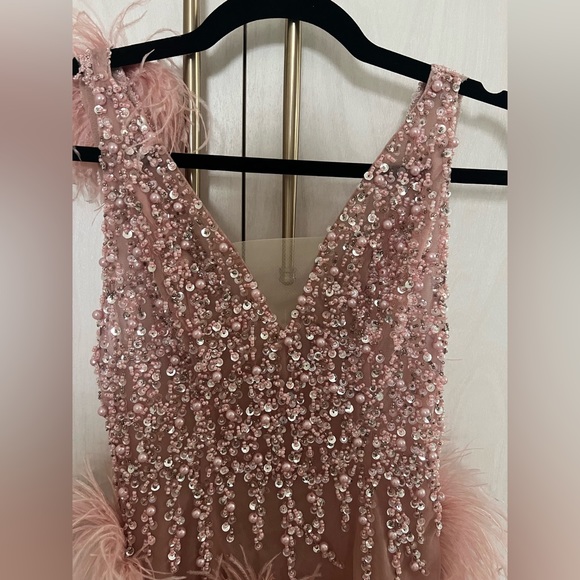 Dresses | Custom Made Hand Beaded Dress | Poshmark